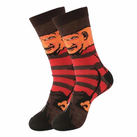 Accessories | 198s Horror Movie Sock Pack Of 3 Freddy Krueger Pinhead ...
